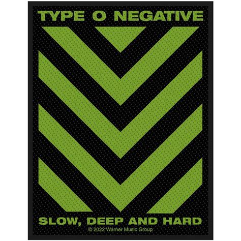 Type O Negative Slow Deep And Hard Patch Aftermath Music