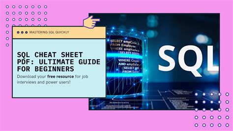 Free Sql Cheat Sheet Archives Kaashiv Infotech Blog