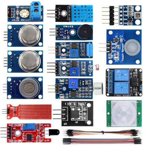Kookye 16 In 1 Smart Home Sensor Modules Kit For Arduino Raspberry Pi