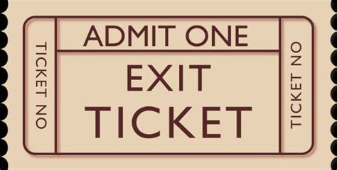 Exit Slip Clipart