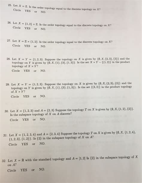 Solved 17 Let X N And Let T The Collection Of Subsets That Chegg Com
