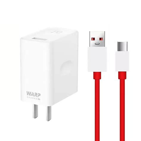 Warp Charger 30w With Fast Charging Usb A To Usb C Cable For Oneplus 8 8 Pro 7t 7t Pro 7 Pro
