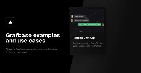 Grafbase Examples And Use Cases Vercel