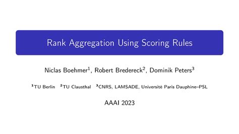 Underline Rank Aggregation Using Scoring Rules