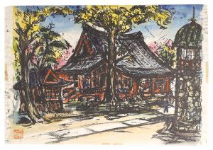 佐藤米次郎板画新日本百景 桜の弘前城 山田書店美術部オンラインストア