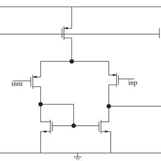Two Stage Comparator Circuit Download Scientific Diagram