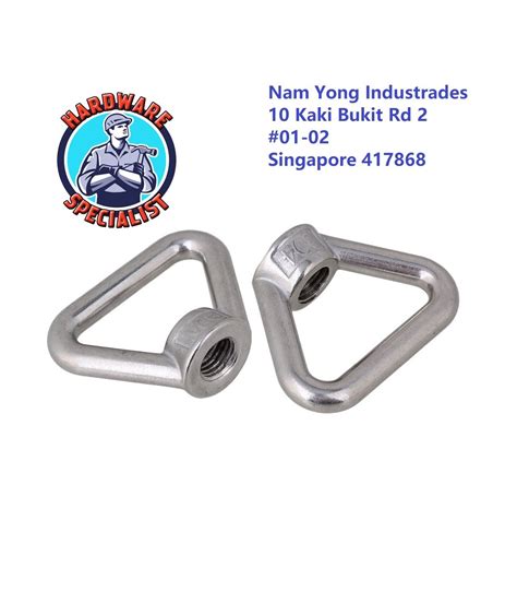 Stainless Steel 304 Female Threaded Triangle Ring Nut Lifting Nut
