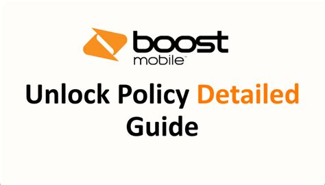 Boost Mobile Unlock Policy Detailed Guide NetworkBuildz