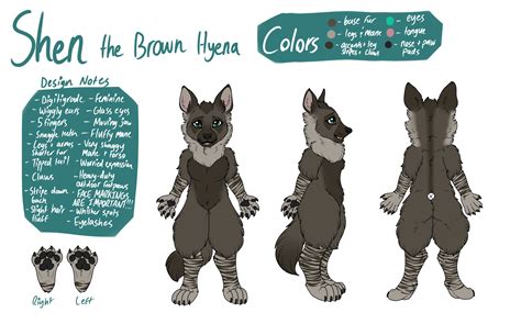 Hyena Furry Ref Base Dezasseis Wallpaper