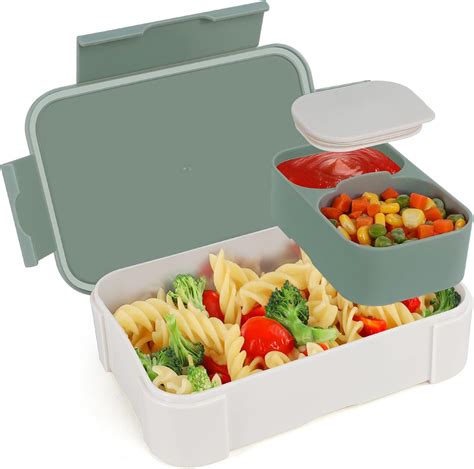 Easy Lunchable Snack Containers With Removable Compartment Reusable Bento