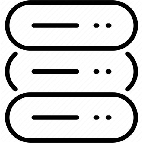 hosting server database storage data network cloud icon
