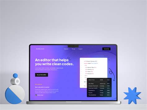 Coding Editor Landing Page By Prashant Kumar On Dribbble