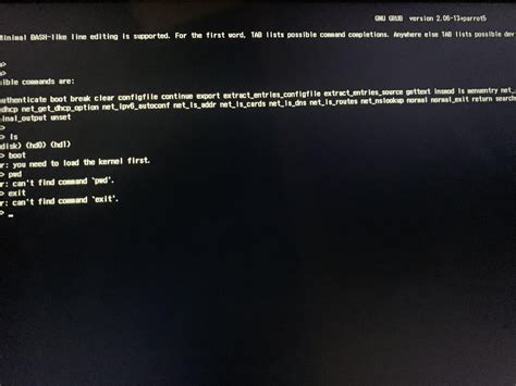 Stuck On Gnu Grub Rparrotsecurity