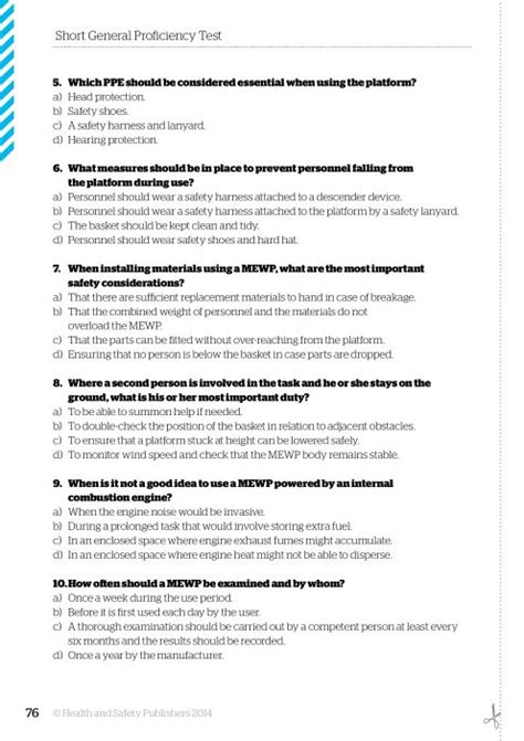 MEWP Safety Guide Book