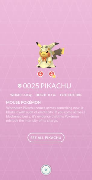 As Of Pikachu Ph Ds Debut All Of Pikachus Pokédex Entries Are Only Displaying The Female