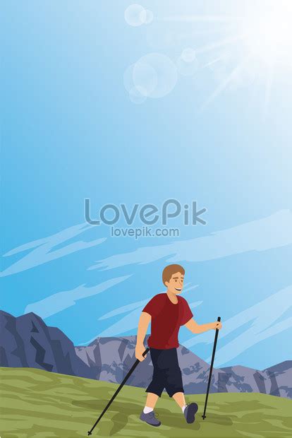 야외 산책 캐릭터 일러스트 일러스트 무료 다운로드 Lovepik