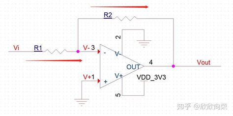 运放：反向放大电路分析计算与仿真 知乎