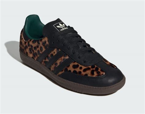 Exotic Cheetah Print Covers These Adidas Sambas