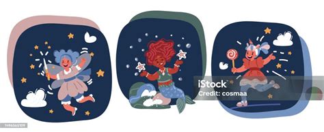 귀여운 유니콘 인어의 Artoon 벡터 그림은 간단합니다 유니콘 머리와 몸 물고기 꼬리를 가진 마법의 생물 꿈꾸는 마술 자신을 믿으십시오 동화 신화 테마 공주에 대한 스톡