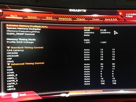 Unsure How To Change Ram Speed And Voltage BIOS Version F31 Gigabyte AB350 Gaming 3 Corsair