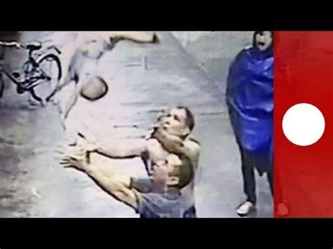 Amazing Catch Baby Falls Out Of Window Saved By Man In China YouTube