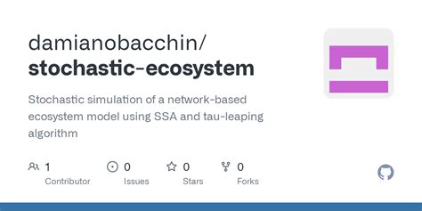 Github Damianobacchinstochastic Ecosystem Stochastic Simulation Of