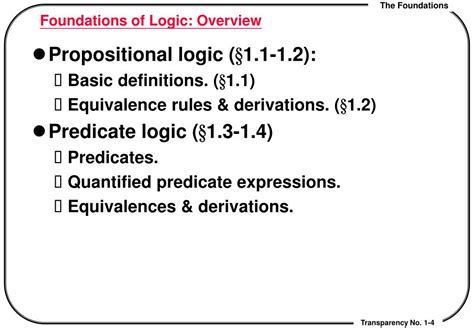 PPT Chapter The Foundations Logic And Proofs PowerPoint Presentation ID