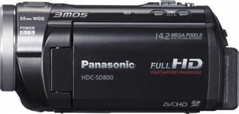 Video Reviews Panasonic HDC-SD 800 EGK Zwart - Camcorders - Digitale ...
