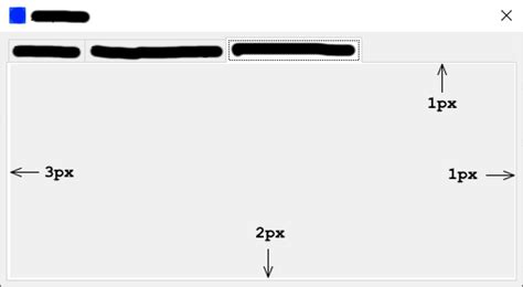 Tabcontrol With Appearancenormal Renders Tabpage Within A Littlebit Incorrect Rectangle · Issue