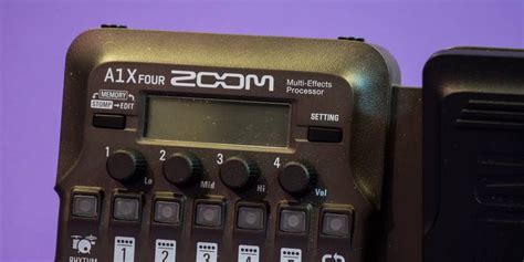 Review: Zoom G1X Four Multi Effect-Pedaal for electric guitar - InsideAudio