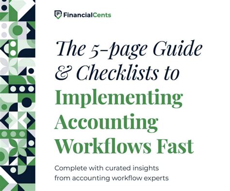 Ebook Accounting Workflow Checklists Pdf