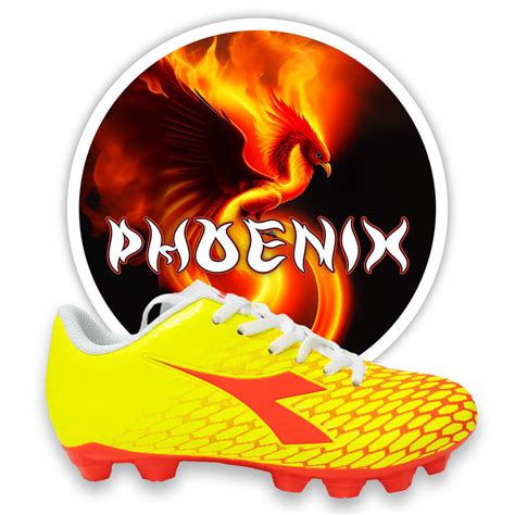 Diadora Smu Cattura Lpu Youth Firm Ground Soccer Cleats Yellow Red