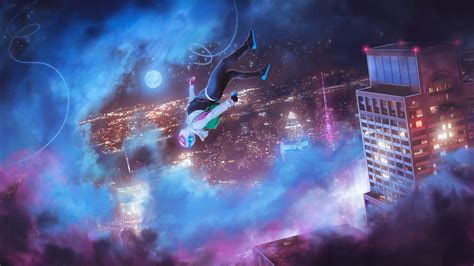 Into The Spider Verse Gwen Stacy Wallpapers Wallpaper Cave