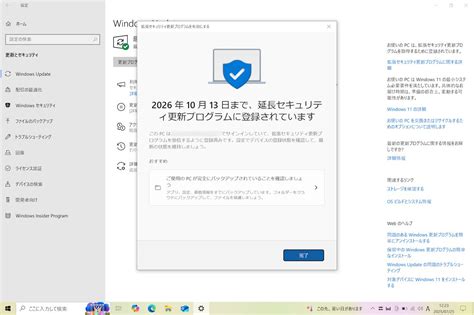 Windows 10に入れるとセキュリティ機能を最大1年間“延命”できる 個人向け「拡張セキュリティプログラム（esu）」の申し込み方法をチェック！ Lsi7101 Win10 09