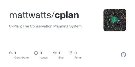 GitHub Mattwatts Cplan C Plan The Conservation Planning System