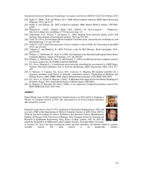 A Low Cost Eeg Based Bci Prosthetic Using Motor Imagery Pdf Brain And Nervous System