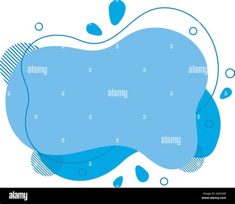 Abstract Fluid Design Element Minimalistic Background For Text Wavy Bubble Banner Poster