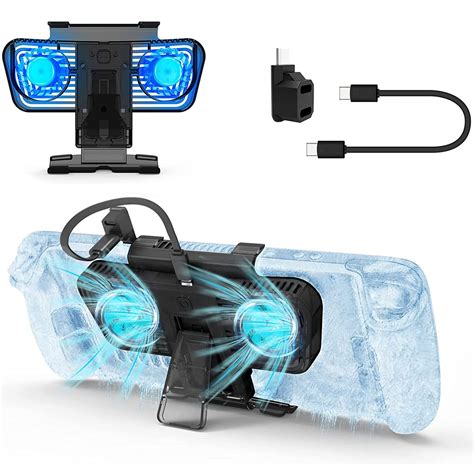 Buy Rgb Cooling Fan For Steam Deck And Nintendo Switch Oled Cooling Fan Dock With Stand And Usb C