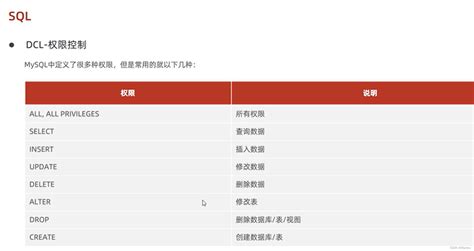 mysql——dcl 控制 csdn博客