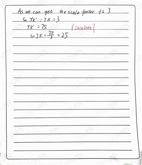 Solved Triangle Ijk Is Dilated By A Scale Factor Of 3 To Form Triangle Ijk Side Jk