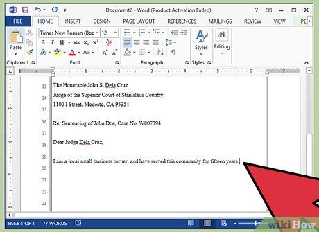 How To Start A Letter To A Judge 12 Steps With Pictures