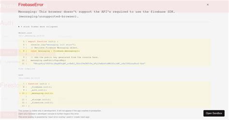 Firebase Example Codesandbox