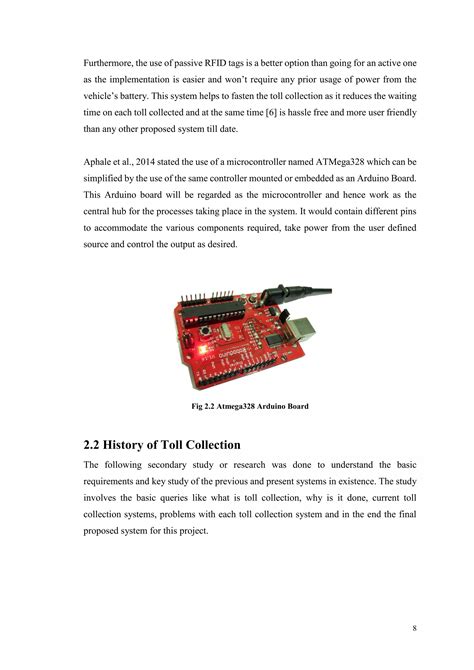 project report rfid based automated toll collection system using arduino amity university