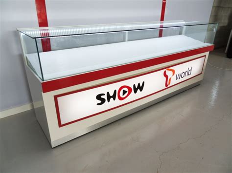 제품소개 진열장 라운드 쇼케이스