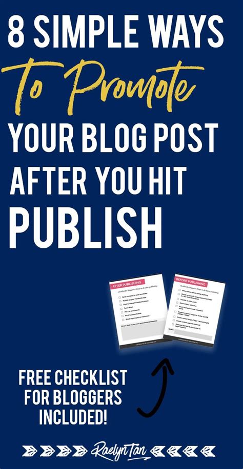 8 Simple Ways To Promote Your Blogposts After You Hit Publish Promote