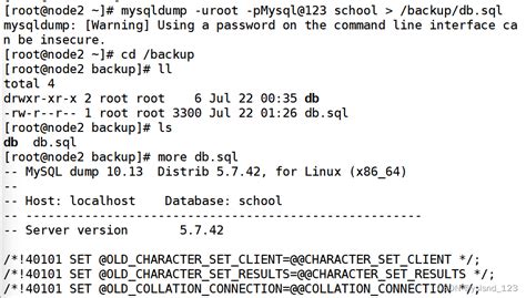 mysql数据库备份与恢复操作指南 csdn博客