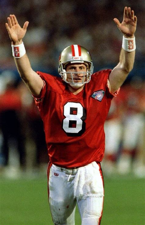 Superbowl Xxix Steve Young Celebrating 1 Of 6 Tds 49ers Football