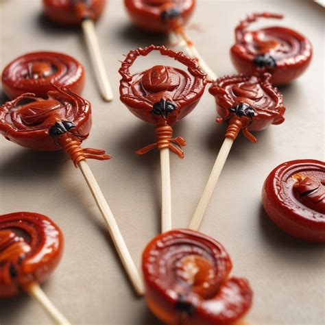 Sweet And Spicy Scorpion Lollipops Mr Cook
