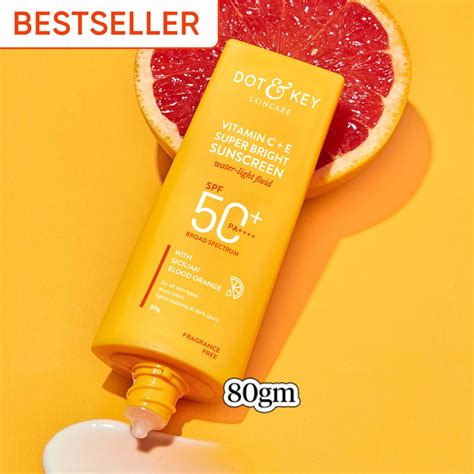 Dot And Key Vitamin C E Sunscreen Spf 50 Pa 80 G Taupe Notch