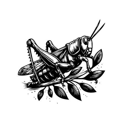Premium Vector Grasshopper Logo Design Grasshopper Vector